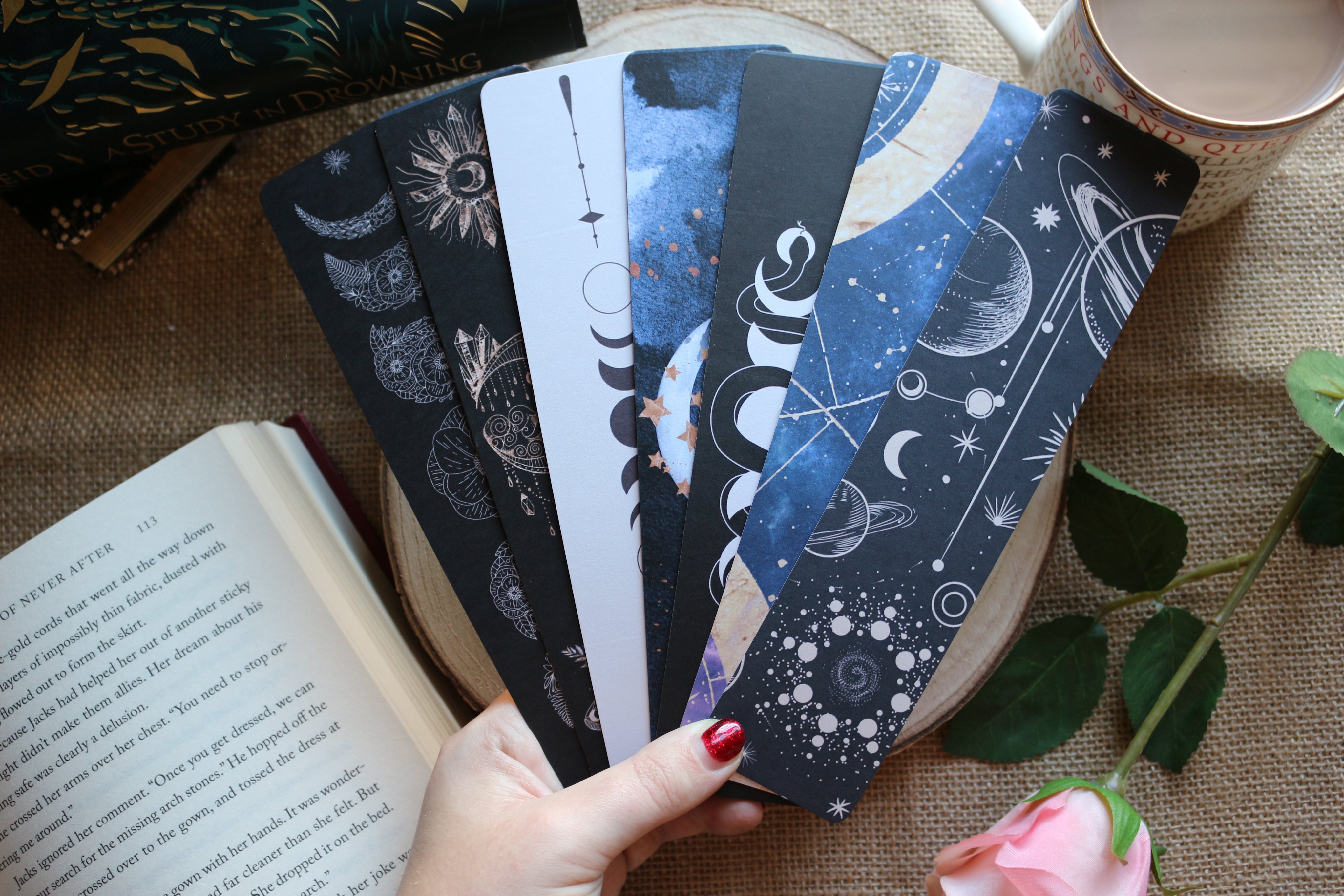 Celestial Inspired Zodiac Bookmark Collection – EK Print and Design
